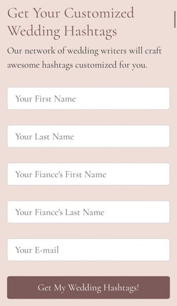7 Tips For Creating The Best Wedding Hashtag